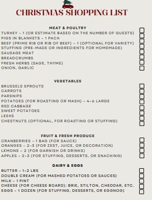 The Complete Downloadable Christmas Shopping List - Etsy