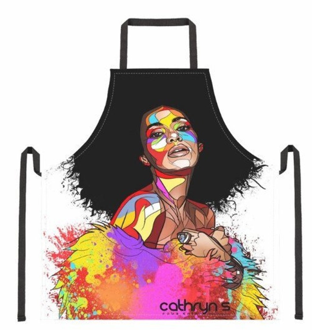 Full Hair X Full Color Fashion Aprons - Etsy