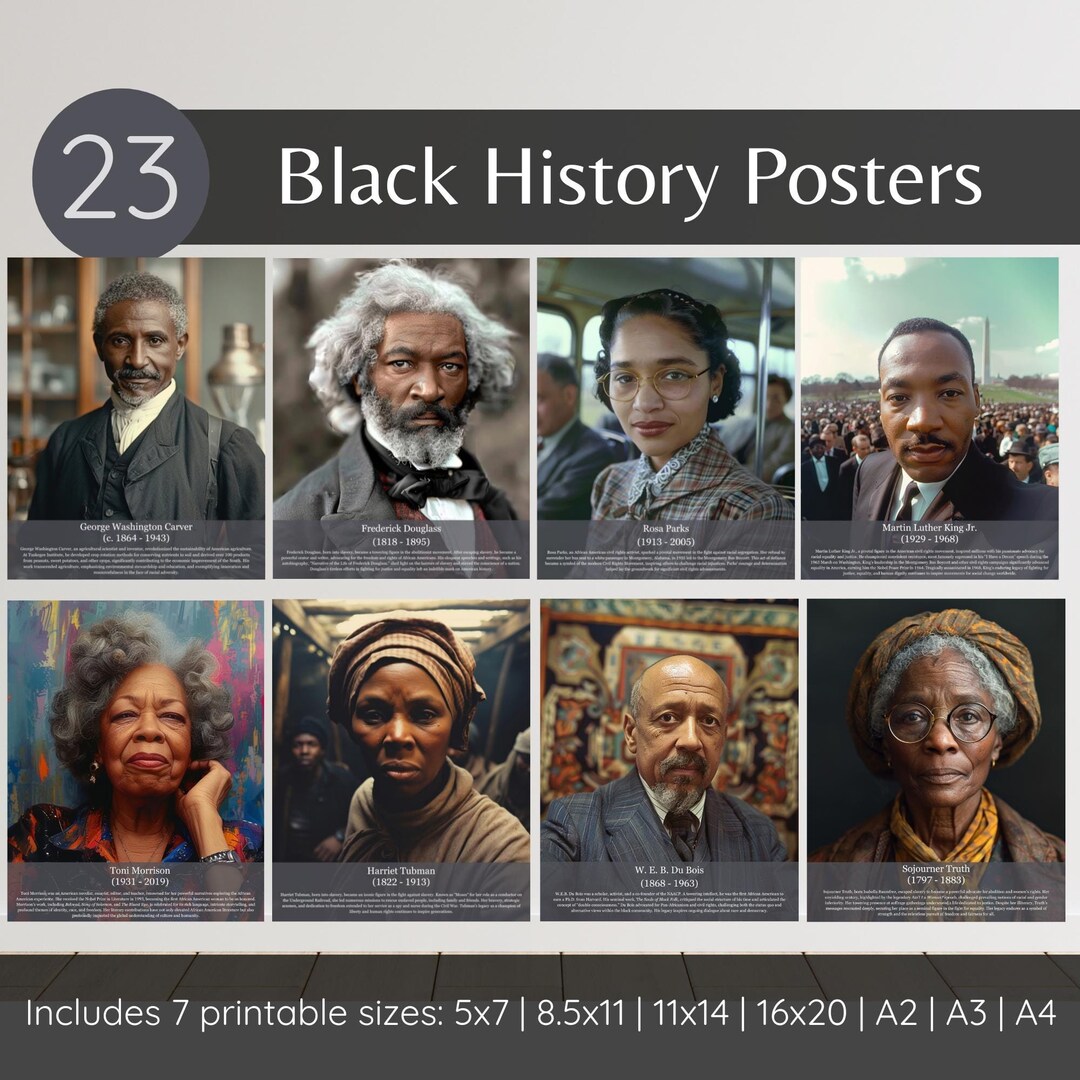 23 Black History Posters, Black History Month Posters, Juneteenth ...