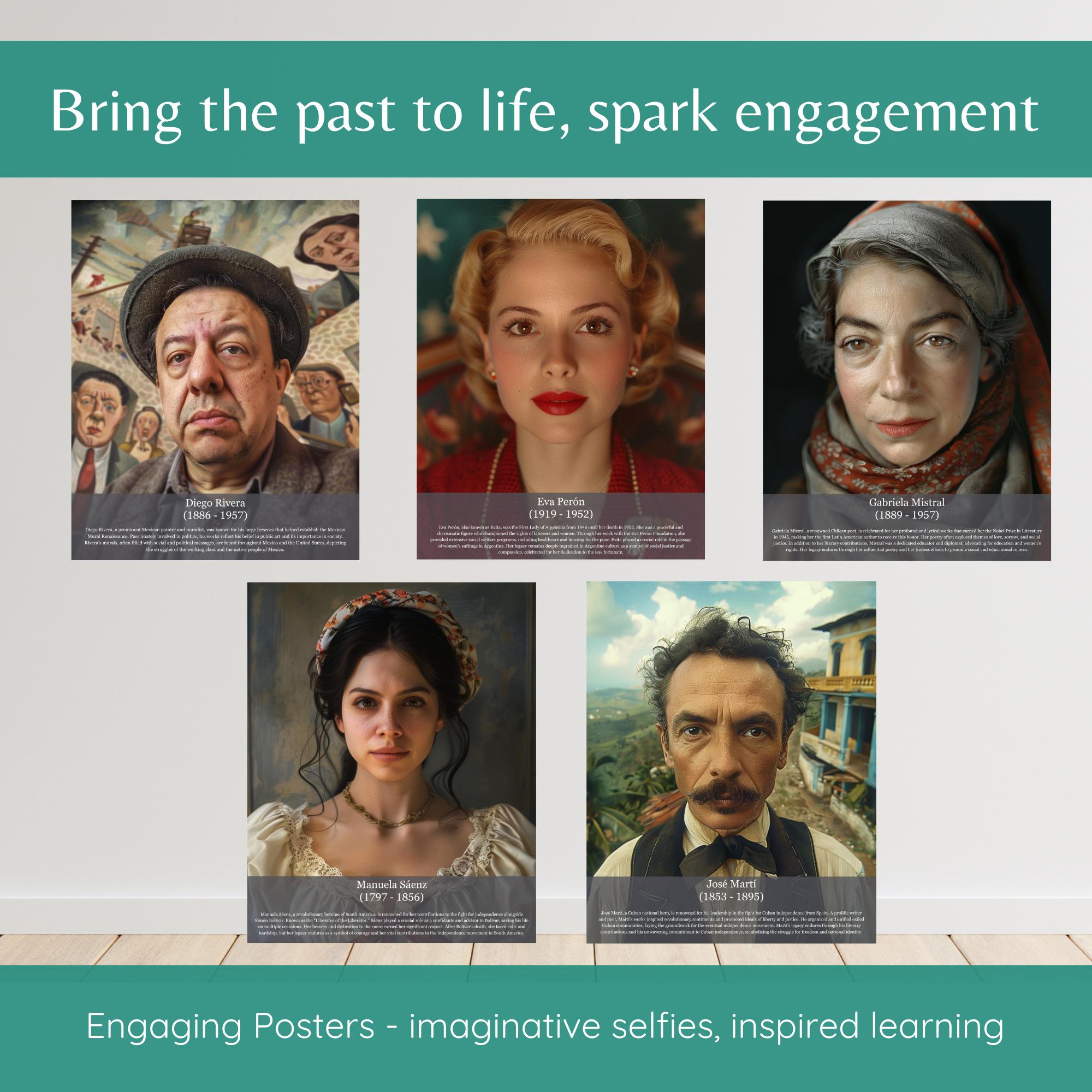 Hispanic Heritage Month Posters, Famous Latino Historical Figures ...