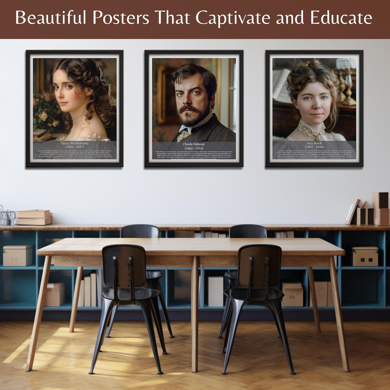 Romantic & Early Modern Composers | Music Teacher Classroom Decor ...