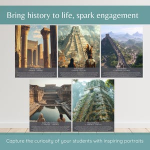 Ancient Civilization Posters, Educational History Classroom Posters ...
