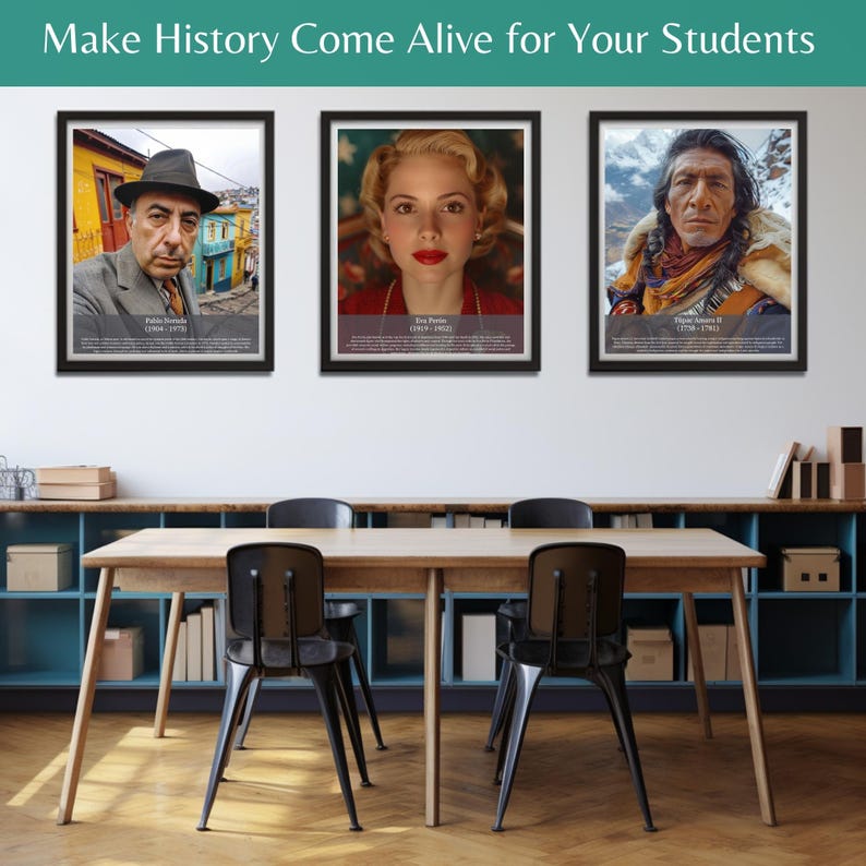 Hispanic Heritage Month Posters, Famous Latino Historical Figures ...