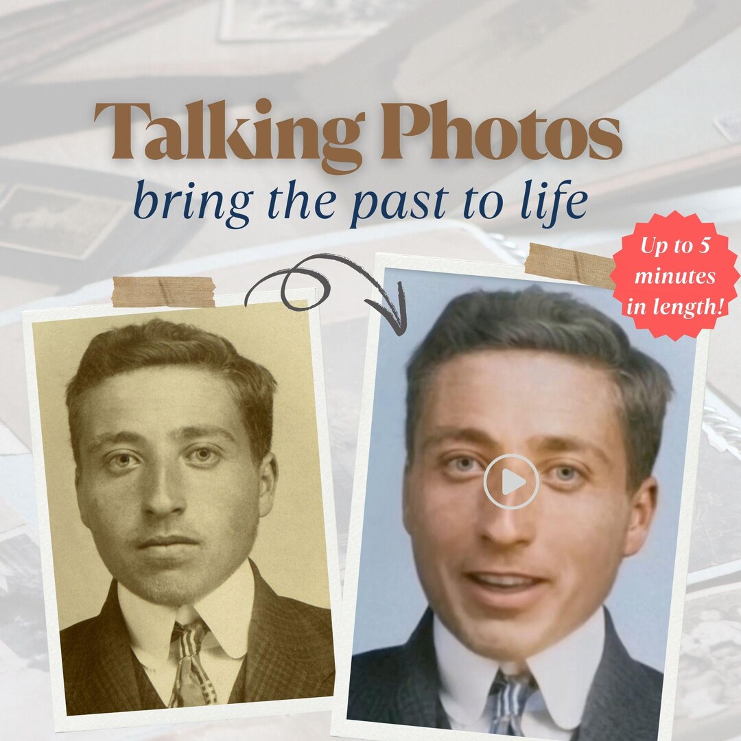 Personalized Talking Photo Animation | Family Memory Video | Bring ...