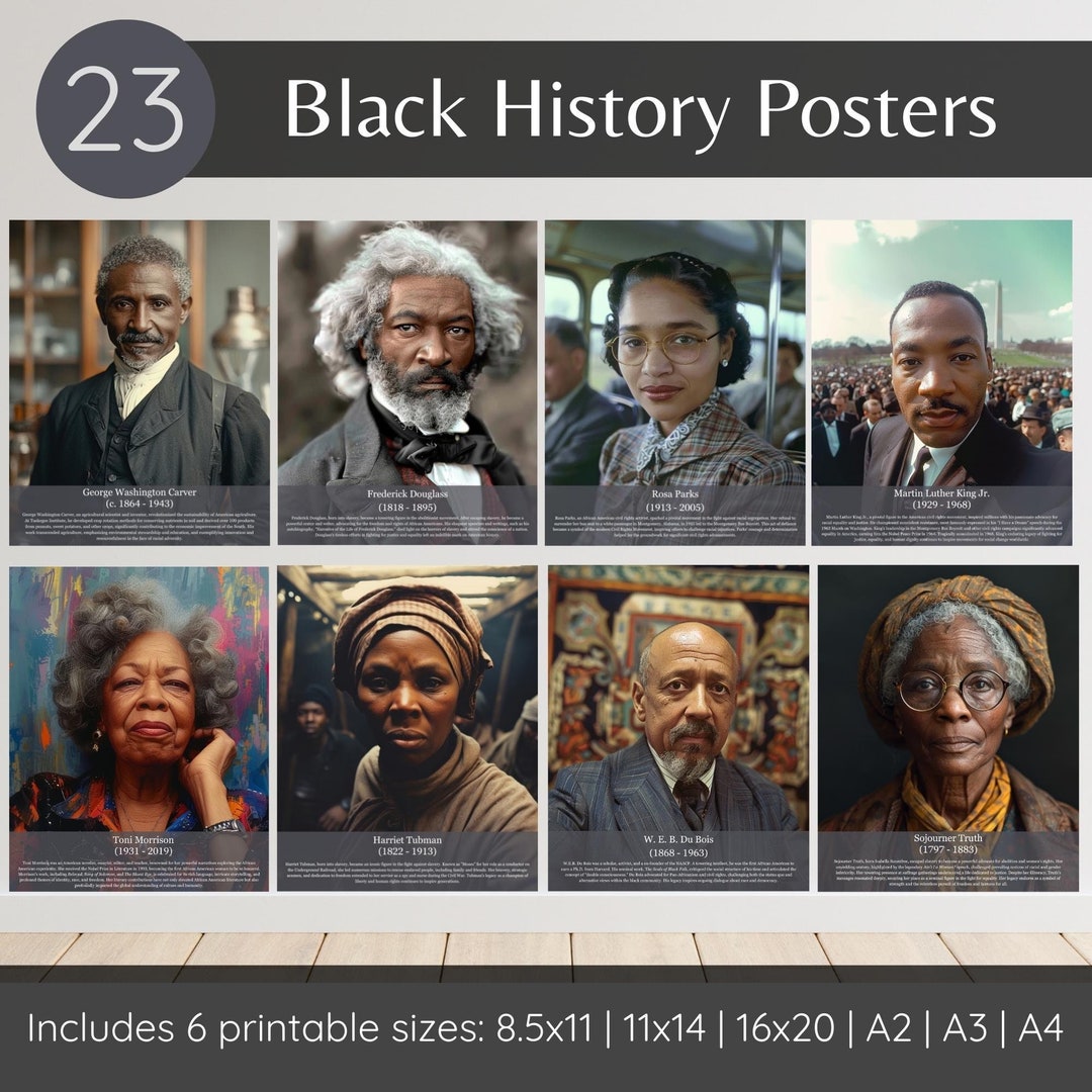 23 Black History Posters, Black History Month Posters, Juneteenth ...