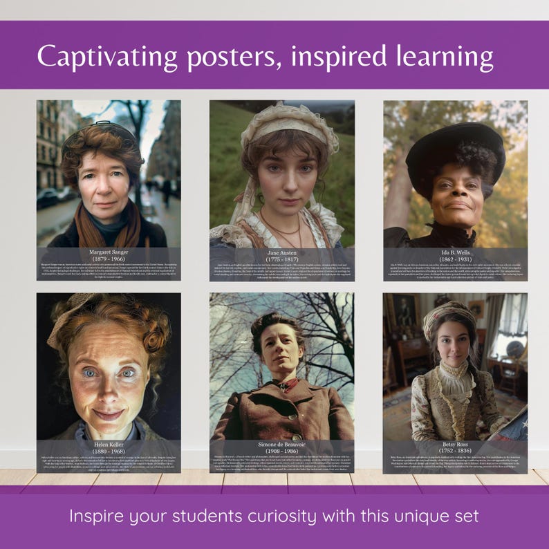 Women's History Month Classroom Posters, History Classroom Decor ...