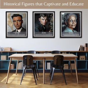 World War II Portrait Posters, World History Classroom Decor, Social ...