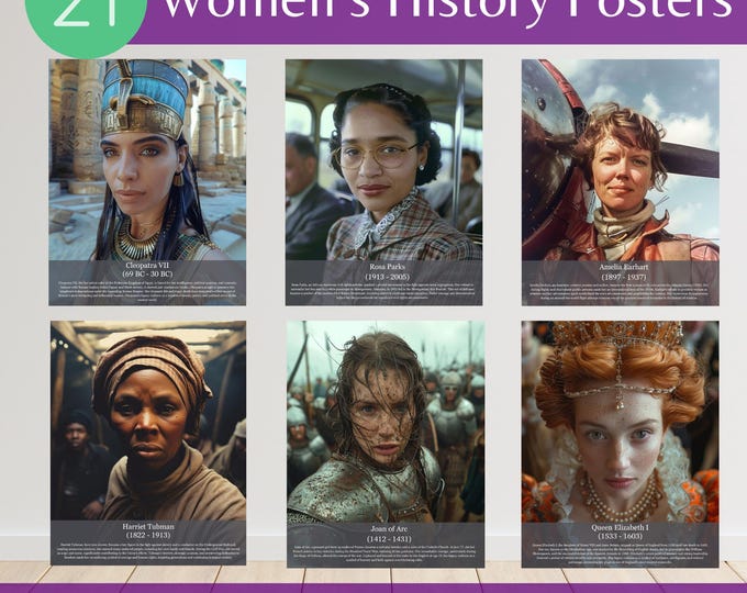 Women's History Month Posters | Bulletin Board Display | Women's ...