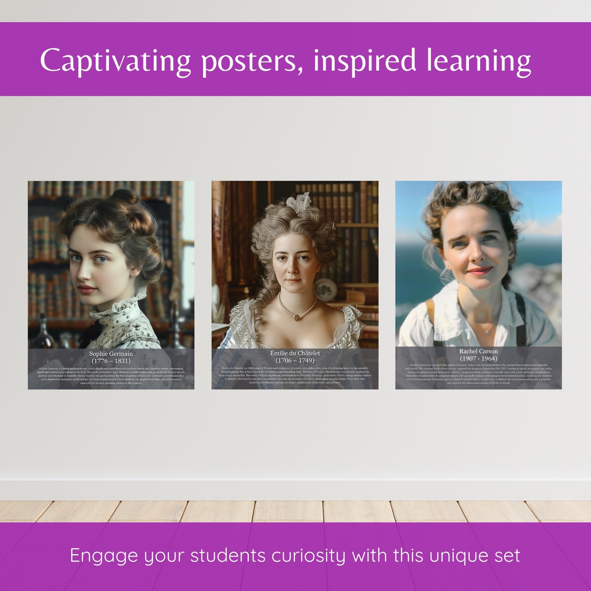 Women in STEM Classroom Posters | Female Scientists | Science Classroom ...