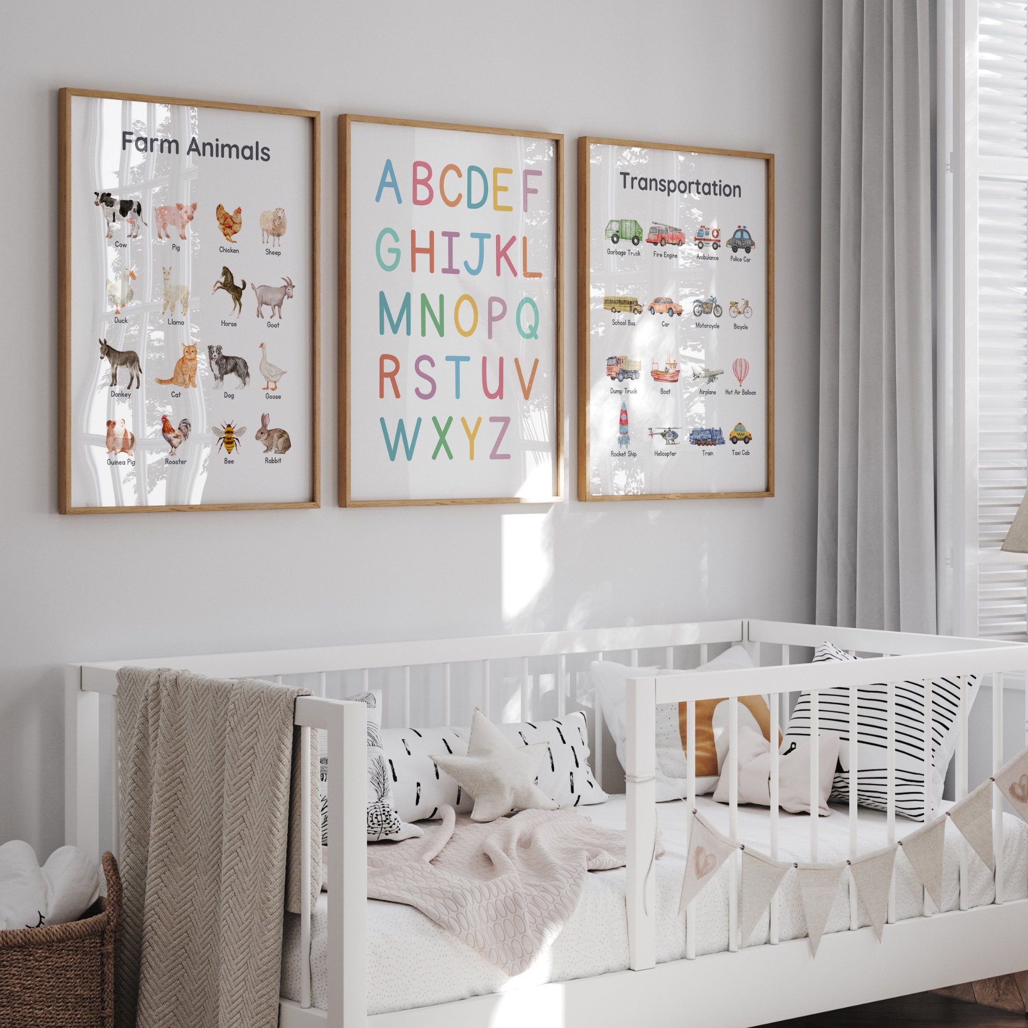 Set of 40 Educational Posters Classroom Decor Bundle Homeschool Prints ...