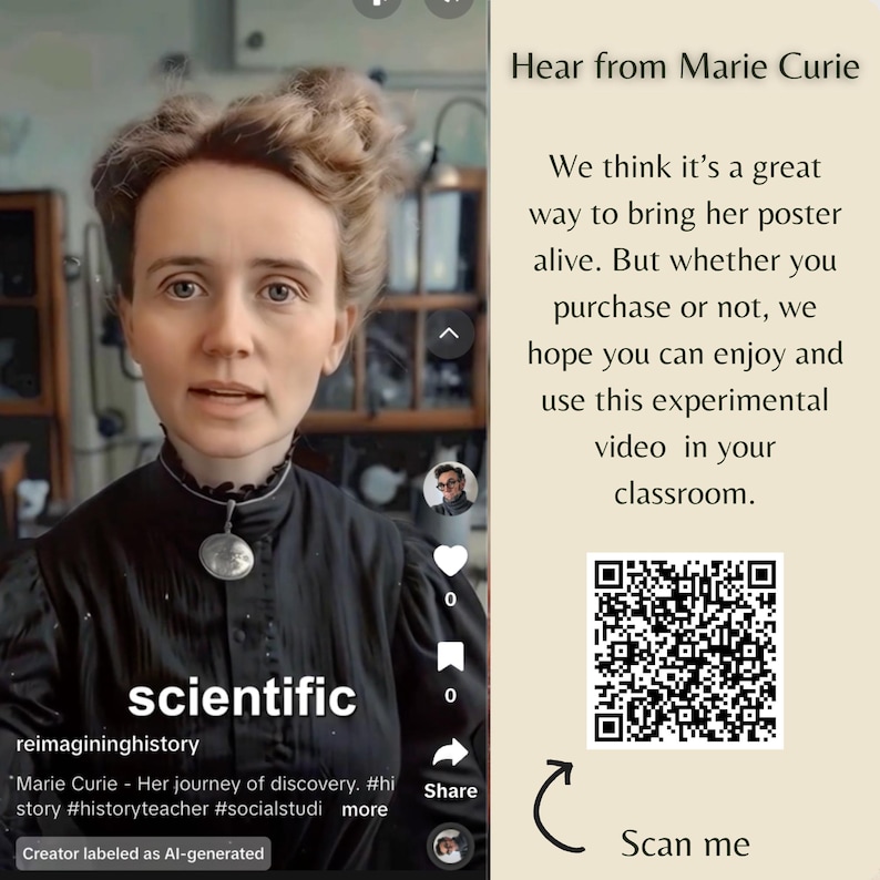 Famous Scientists, Science Classroom Decor Poster Set, Science ...