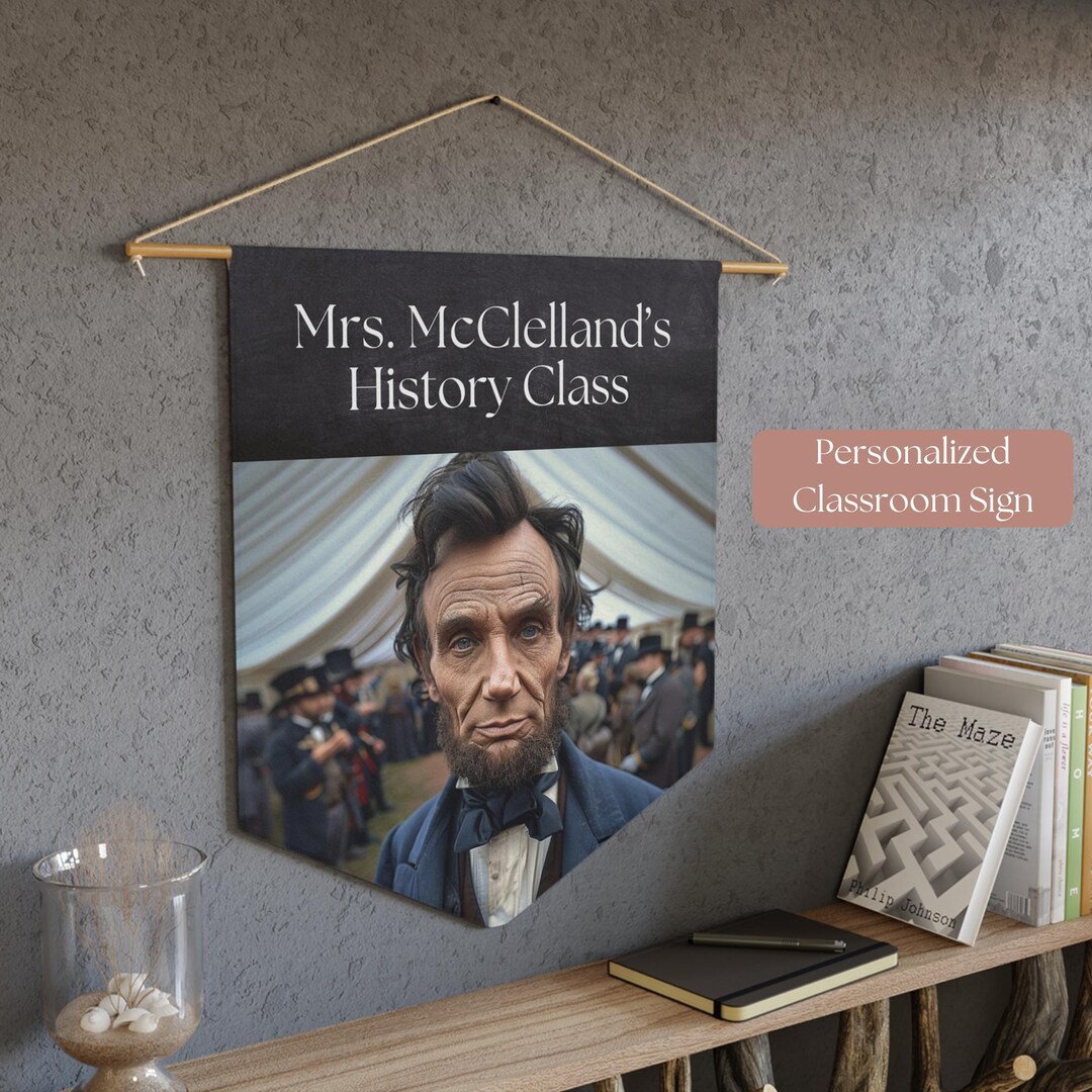 Personalized History Classroom Door Hanger, History Classroom Decor ...