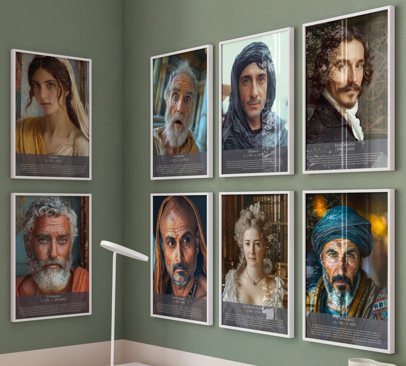 Famous Mathematician Posters, Printable Math Classroom Posters ...