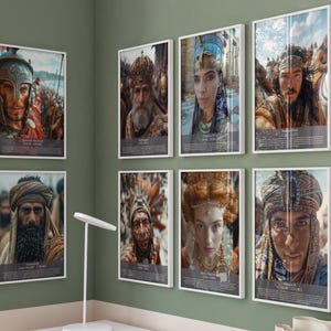 Famous Rulers, World History Classroom Decor Poster Set, Educational ...