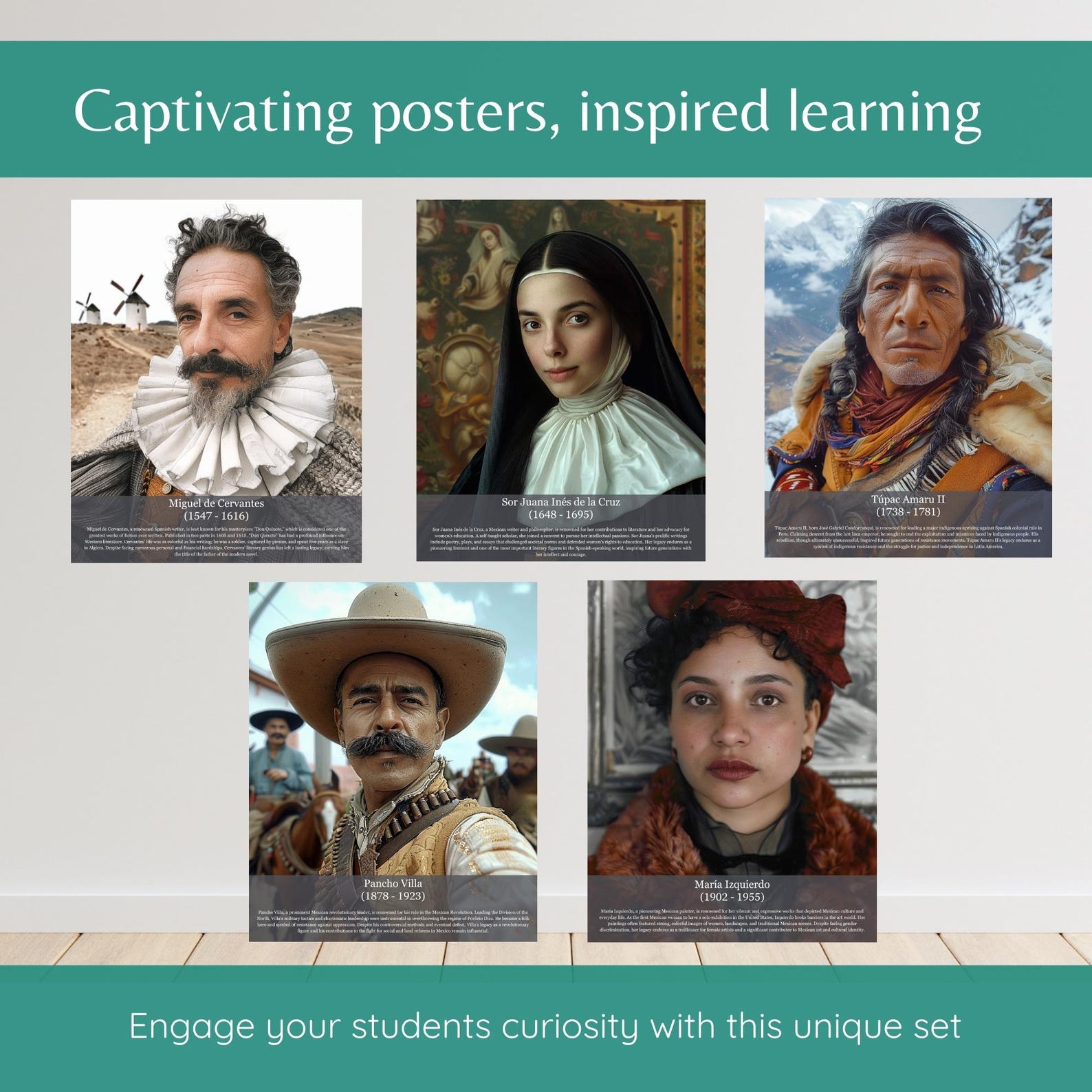 Hispanic Heritage Month Posters, Famous Latino Historical Figures ...