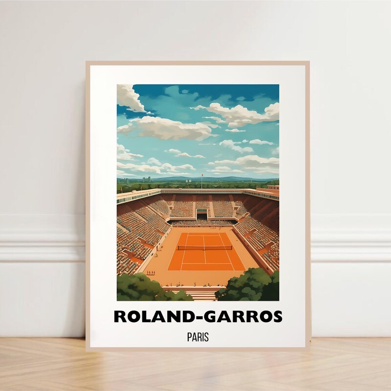 Roland Garros Poster - Etsy