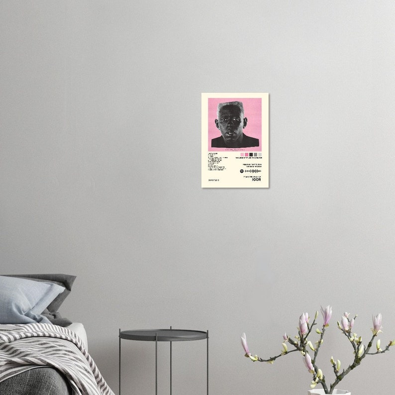 Tyler the Creator IGOR Album Poster, Minimalist Music Wall Art, Unique ...