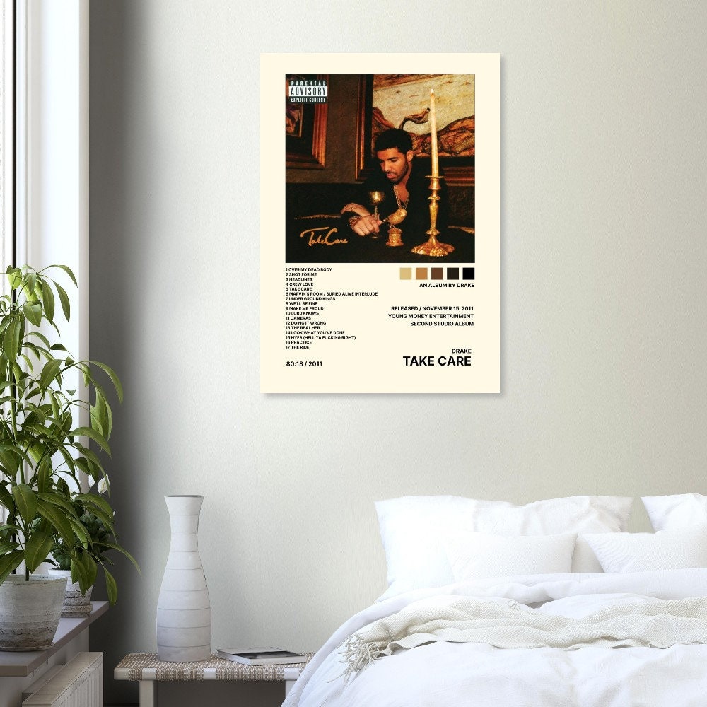 Drake take Care Album Cover Poster Music Wall - Etsy