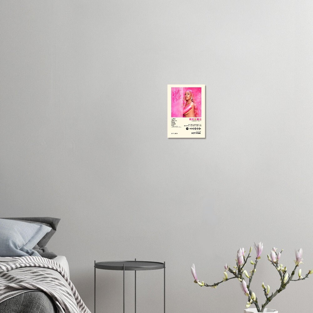 Doja Cat Hot Pink Album Poster, Music Album Art Print, Unique Room ...