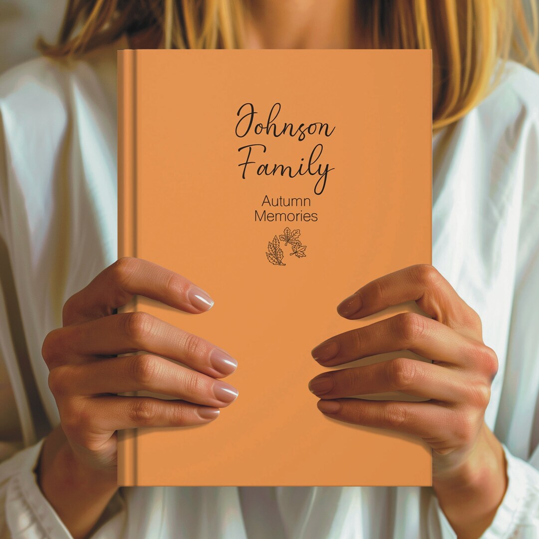 Family Memories, Autumn, Fall, Custom Family Heirloom Memory Book ...