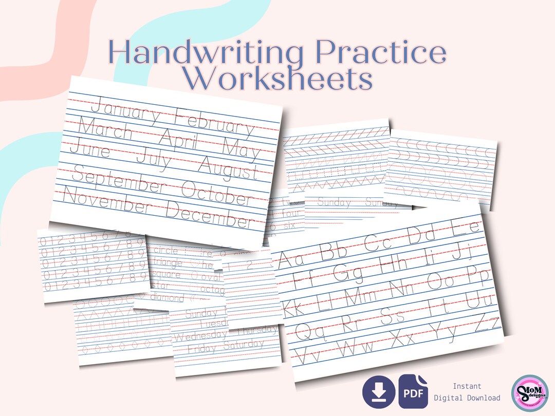 Preschool Pre-writing Worksheets Shape Tracing, Motor Skills, and ...