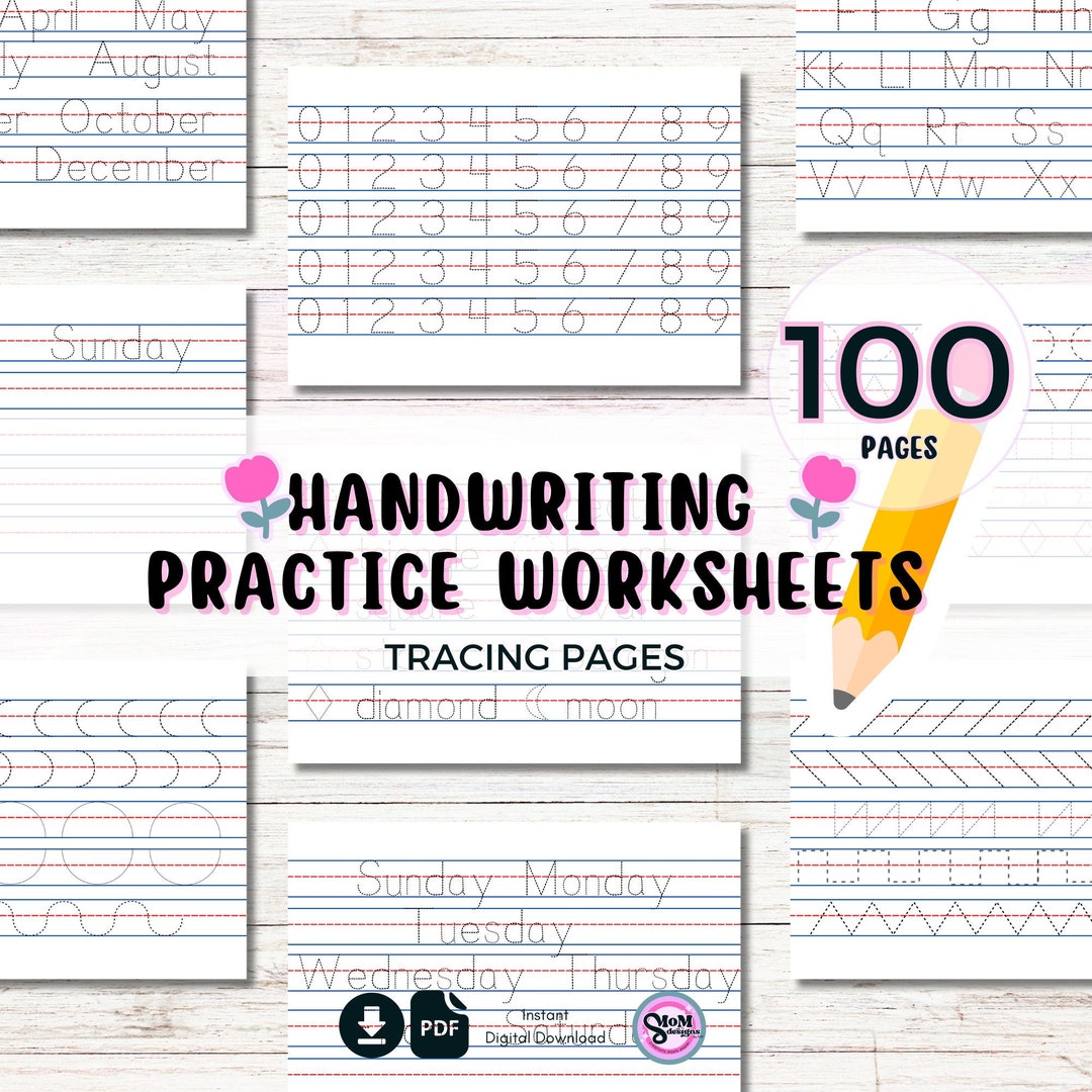 Preschool Pre-writing Worksheets Shape Tracing, Motor Skills, and ...