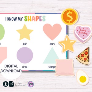 Printable Busy Book Toddler Learning Binder Preschool Educational Busy ...