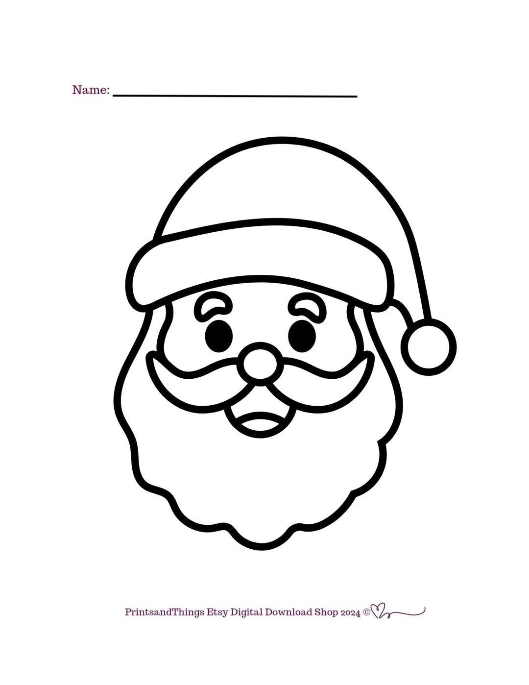 Children's Christmas Santa Claus Coloring, Kids Frozen Holiday ...