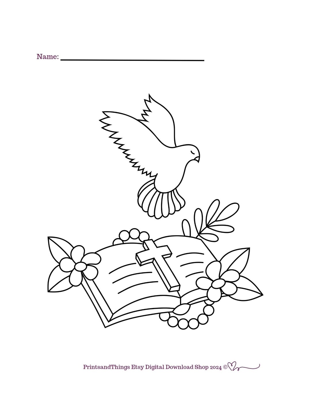 Childrens Christian Coloring Activity, Kids Christmas Christian Bible ...