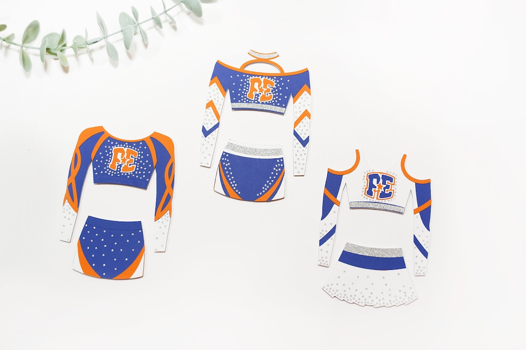 Small Trio Paper Cheer Uniforms | SMALL - Etsy