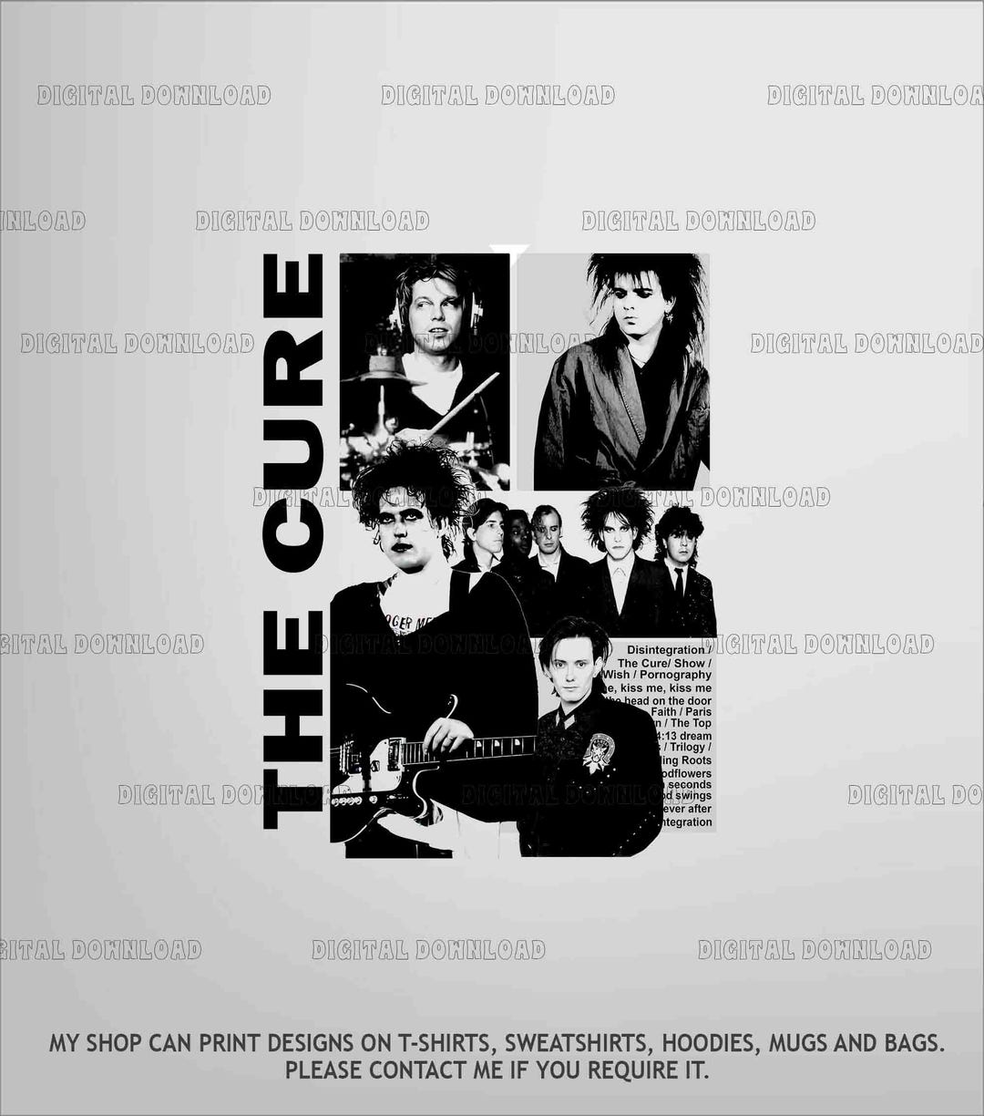 The Cure, the Cure Svg, Simon Gallup Svg, Cricut, the Cure Png, the ...