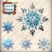 Snowflakes Clipart Bundle: PNG & SVG Seasonal Clipart Snow Clipart ...