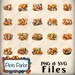 Fried Foods Clipart Bundle: PNG & SVG Delicious Fried Snack Clipart ...