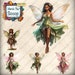 Fairy Clipart Bundle: PNG & SVG Magical Fairy Clipart Fantasy Clipart ...
