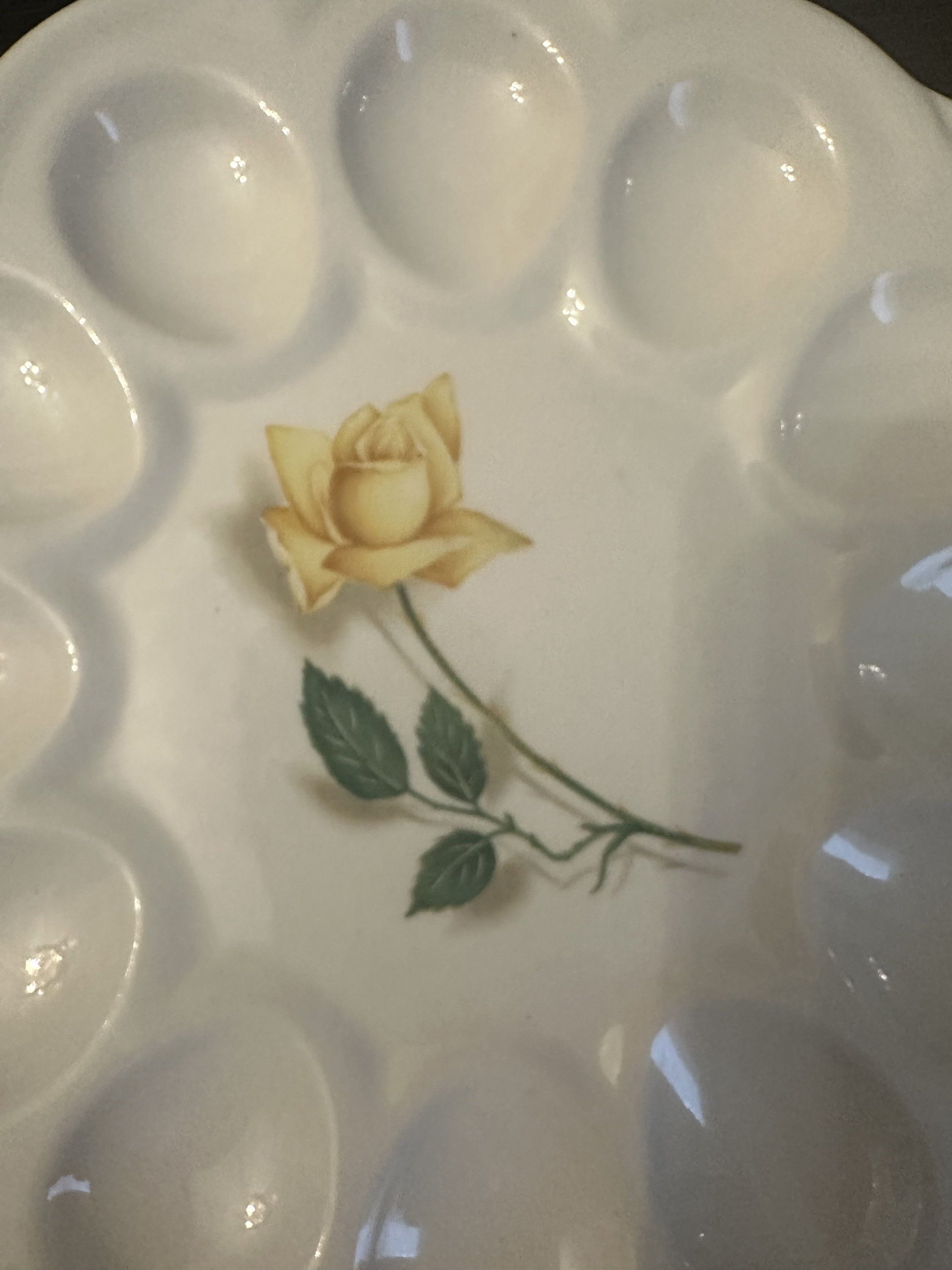 Vintage Deviled Egg Dish - Etsy Canada