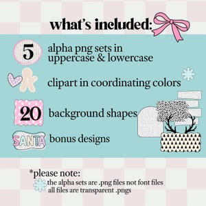 Christmas Doodle Dot Alphabet PNG Bundle: Coquette Bow Letters (digital ...