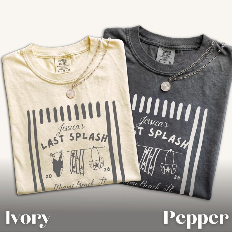 Custom Bachelorette Shirts, Last Splash Bachelorette Party, Comfort ...