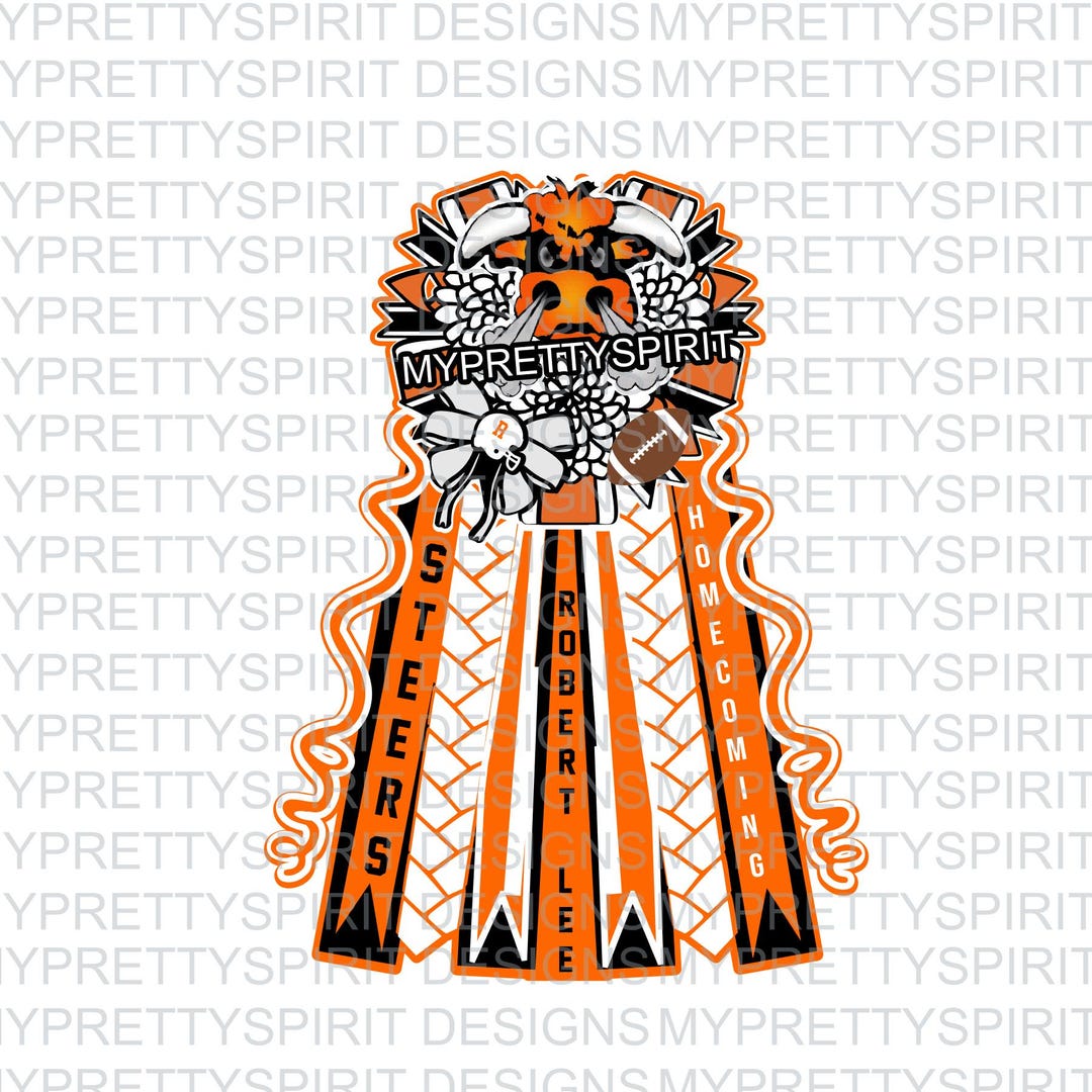 Robert Lee Steers Homecoming Mum PNG - Etsy