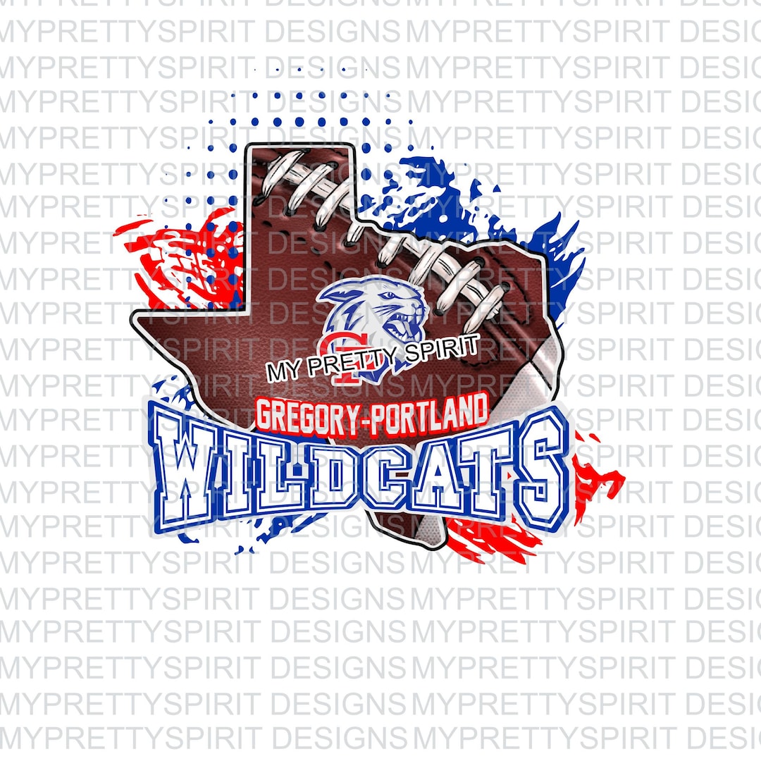 Gregory-portland Wildcats Football Texas PNG - Etsy