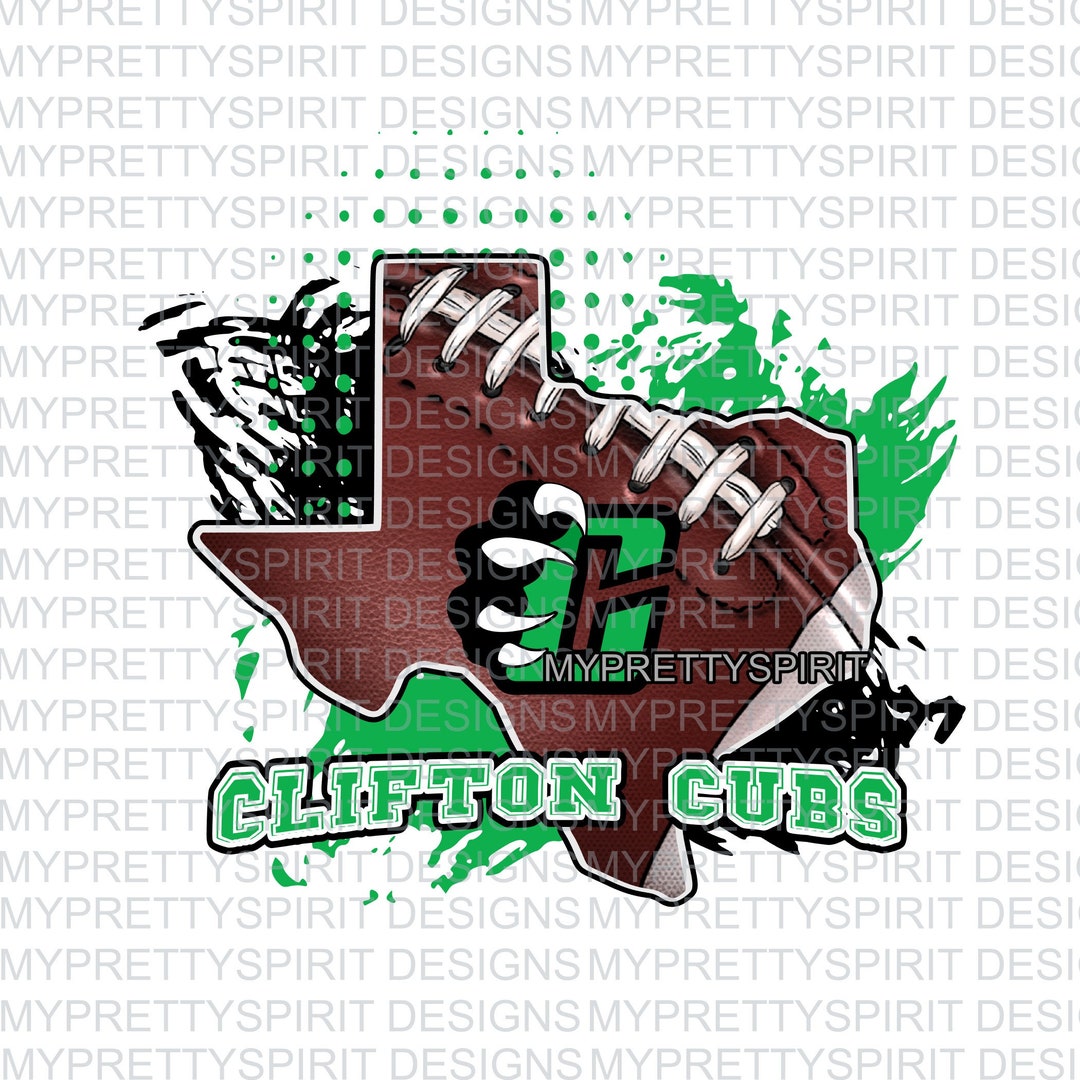 Clifton Cubs Texas Football PNG - Etsy