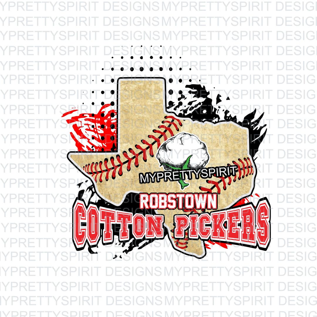 Robstown Cotton Pickers Baseball Texas PNG - Etsy