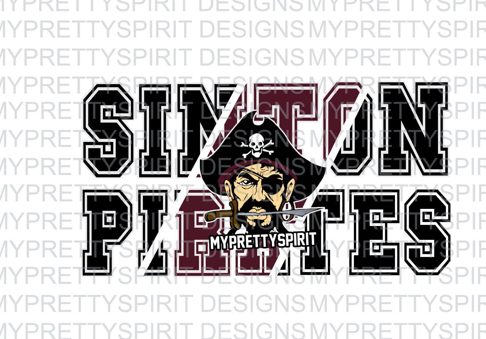 Sinton Pirates Logo PNG - Etsy