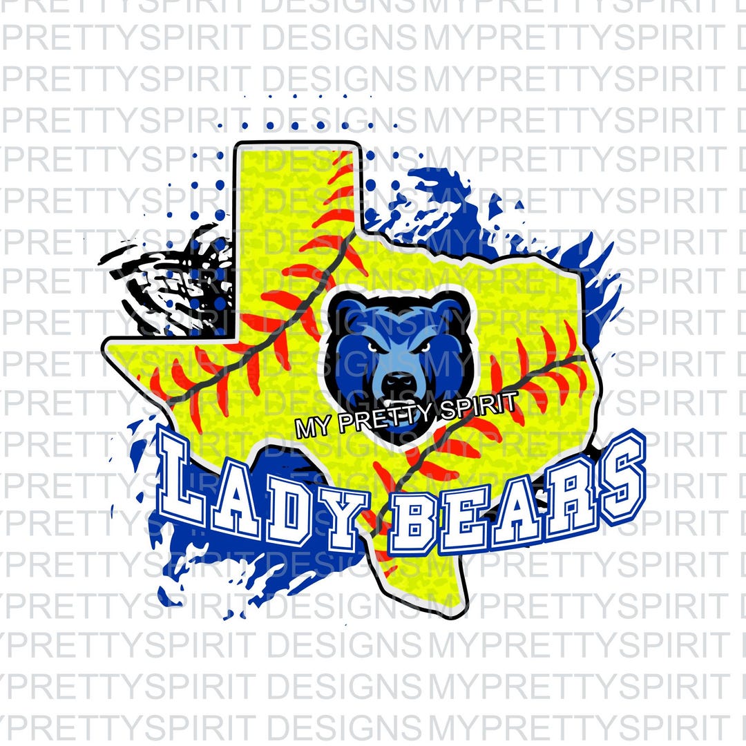 Brewer Bears Softball Texas PNG - Etsy