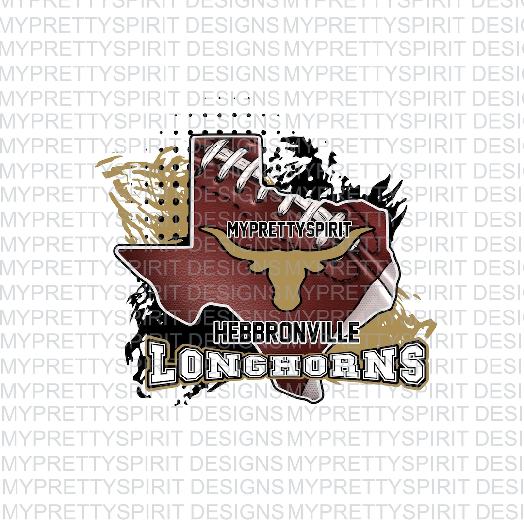 Hebbronville Longhorns Football Texas PNG - Etsy