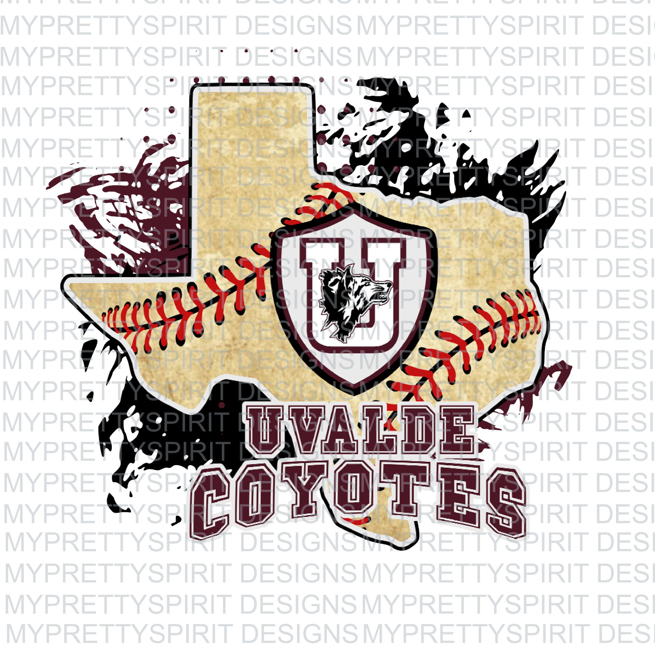 Uvalde Baseball Texas PNG - Etsy