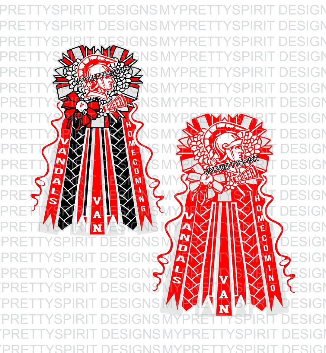Van Vandals Homecoming Mum - Etsy