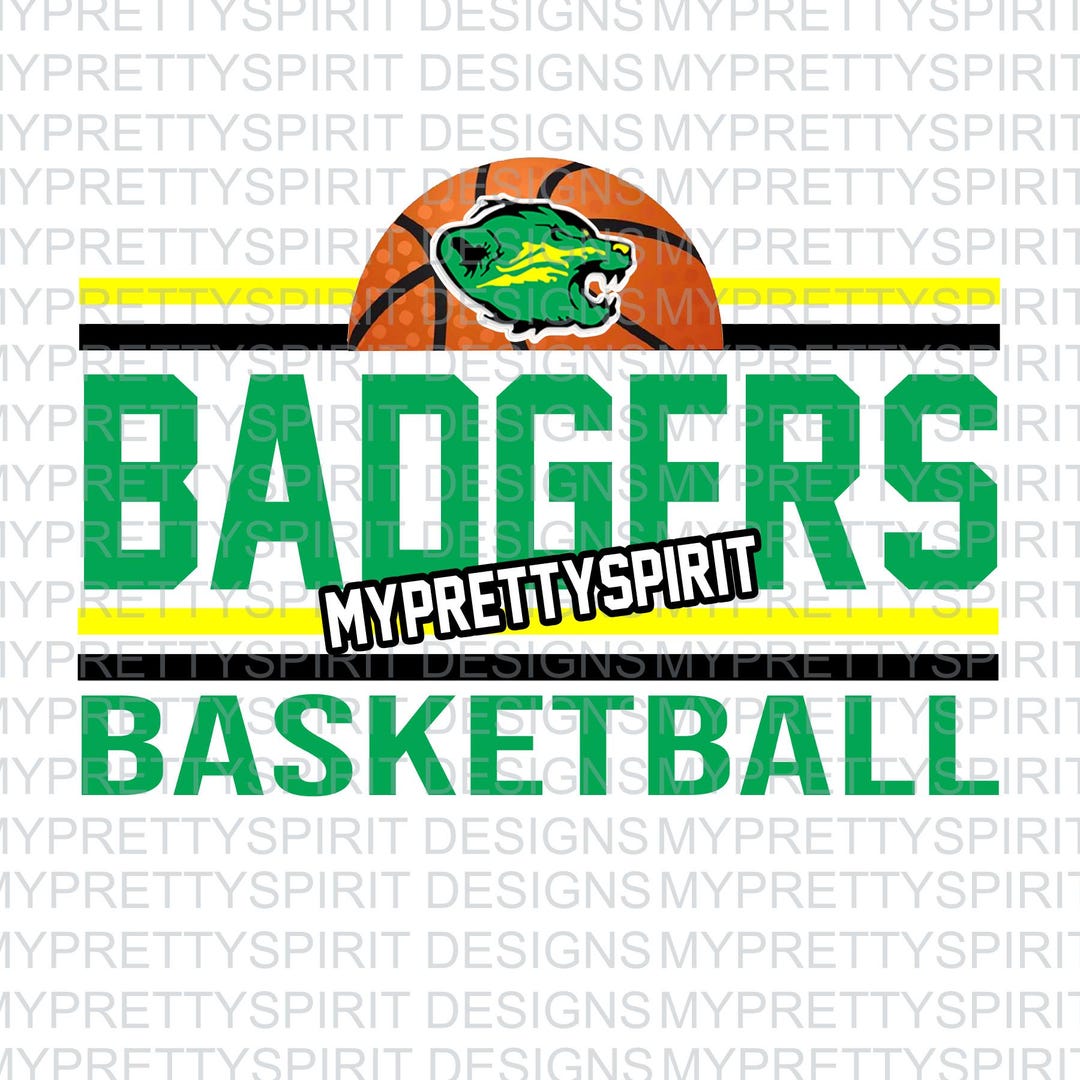 Bishop Badgers Basketball PNG - Etsy