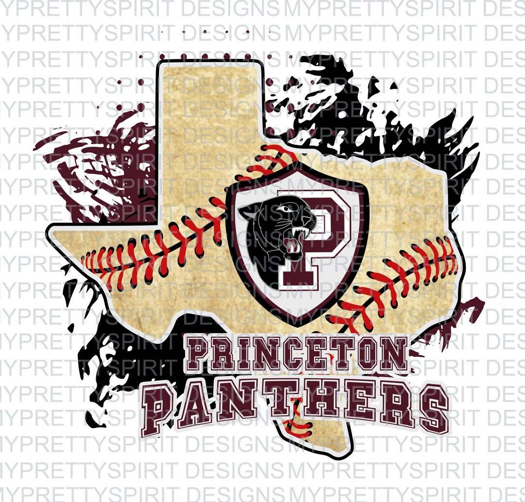 Princeton Panthers Baseball Texas PNG - Etsy