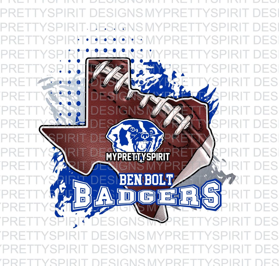 Ben Bolt Badgers Football Texas PNG - Etsy