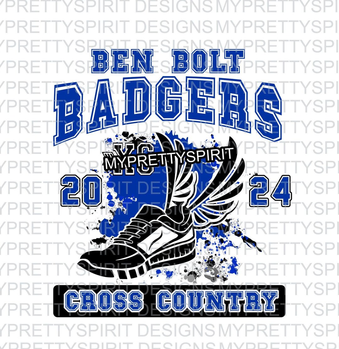 Ben Bolt Badgers Cross Country PNG - Etsy